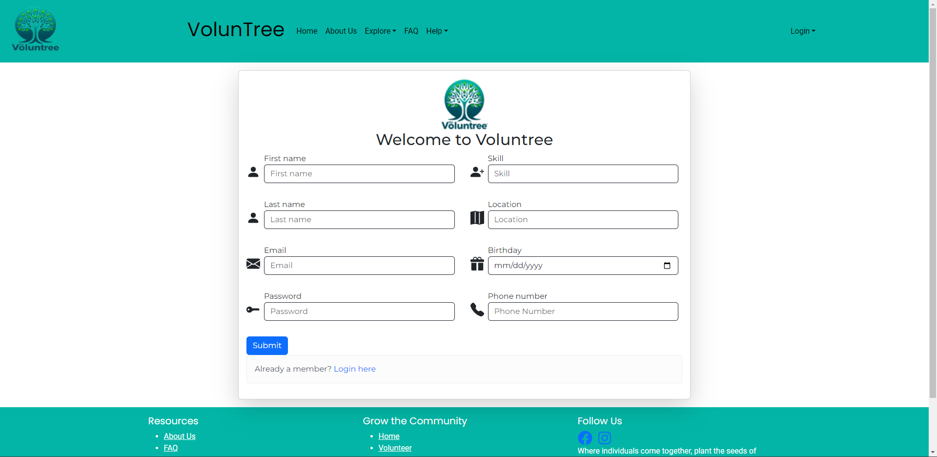 Voluntree | Team Roots